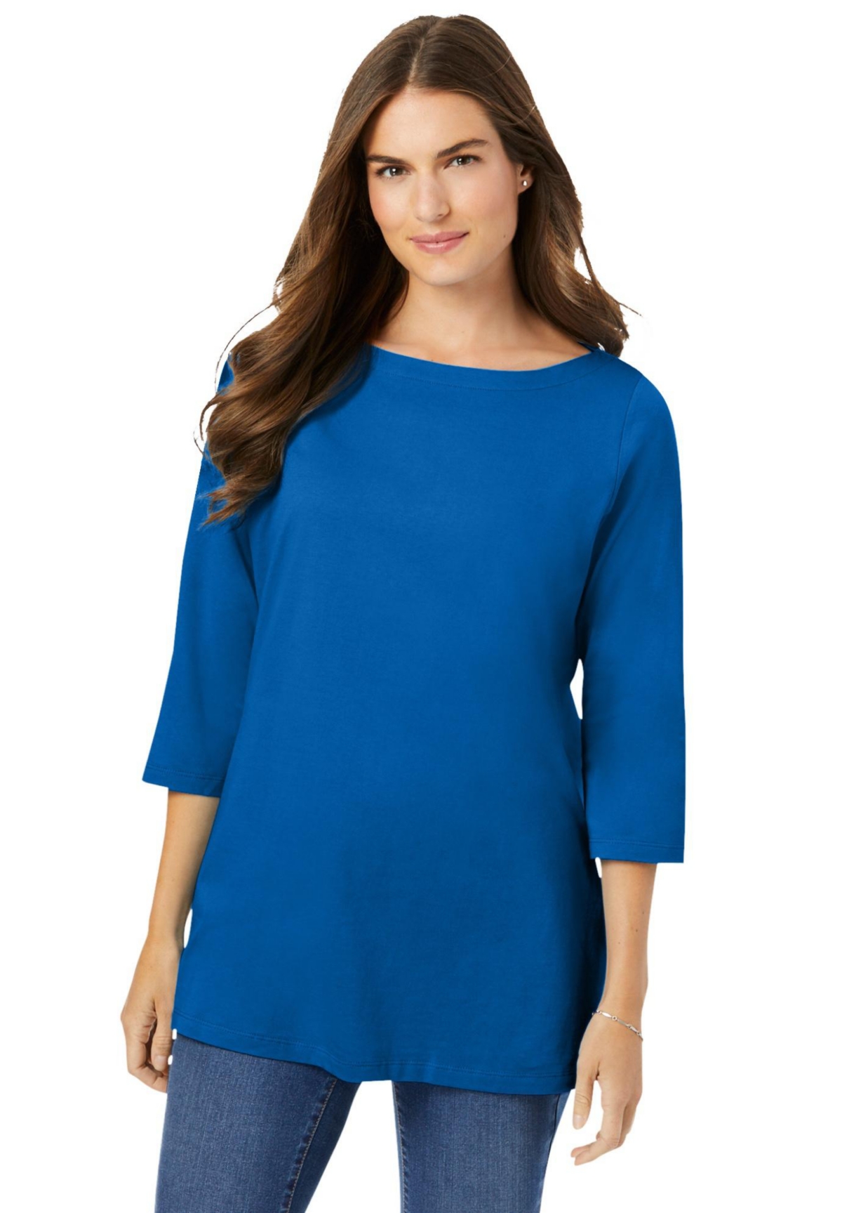 Click here for Woman Within Womens Within Perfect Three-Quarter S... prices