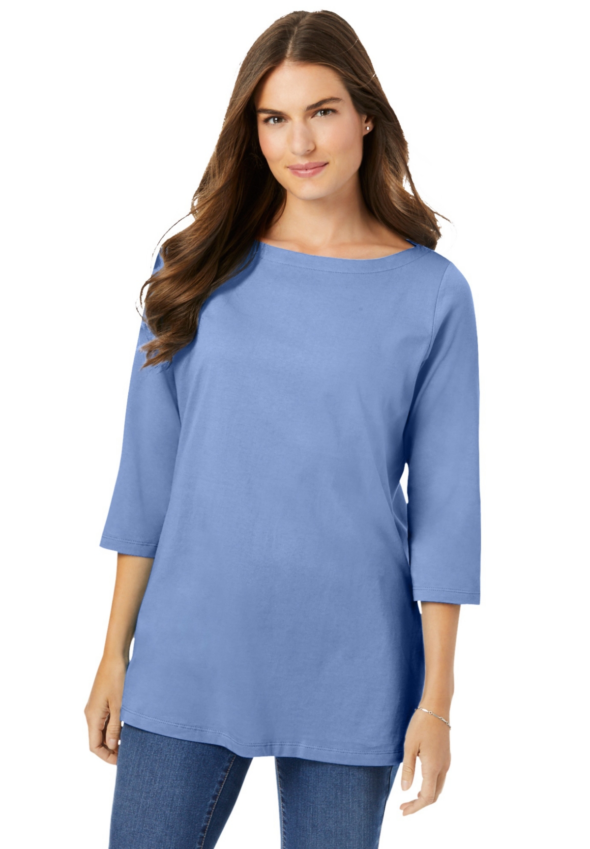 Click here for Woman Within Womens Within Perfect Three-Quarter S... prices