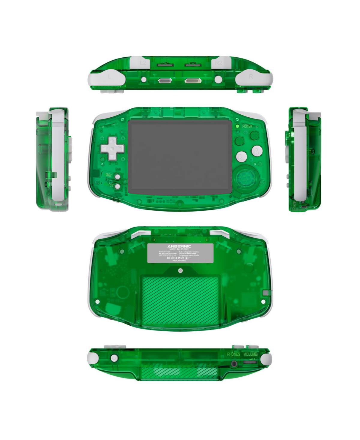 Click here for Aivuidbs Handheld Retro Game Console with 3.4 Inch... prices