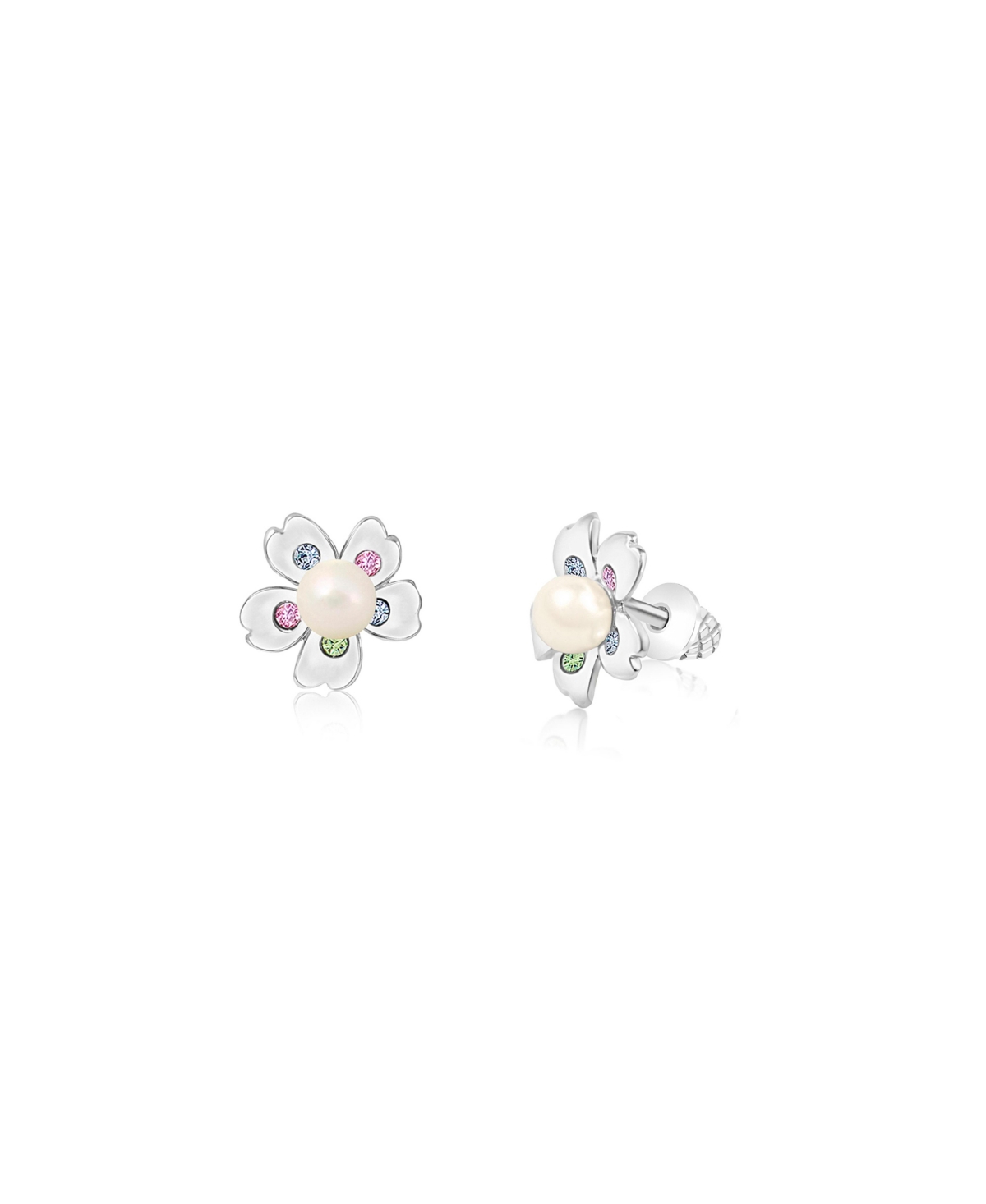 Click here for Chanteur Girls /Girl/Flower White Pearl Crystal Wh... prices