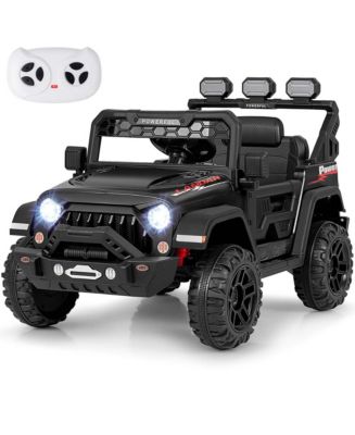 12V Kids Ride On Truck with 212V Motors Spring Suspension & Remote ...