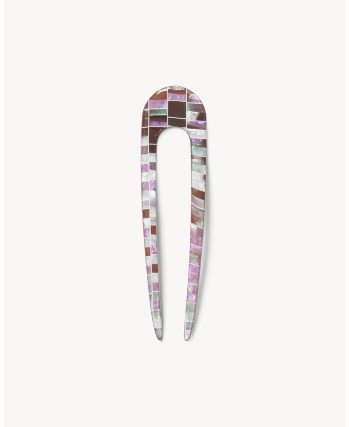 Click here for French Hair Pin - Brown shell checker prices