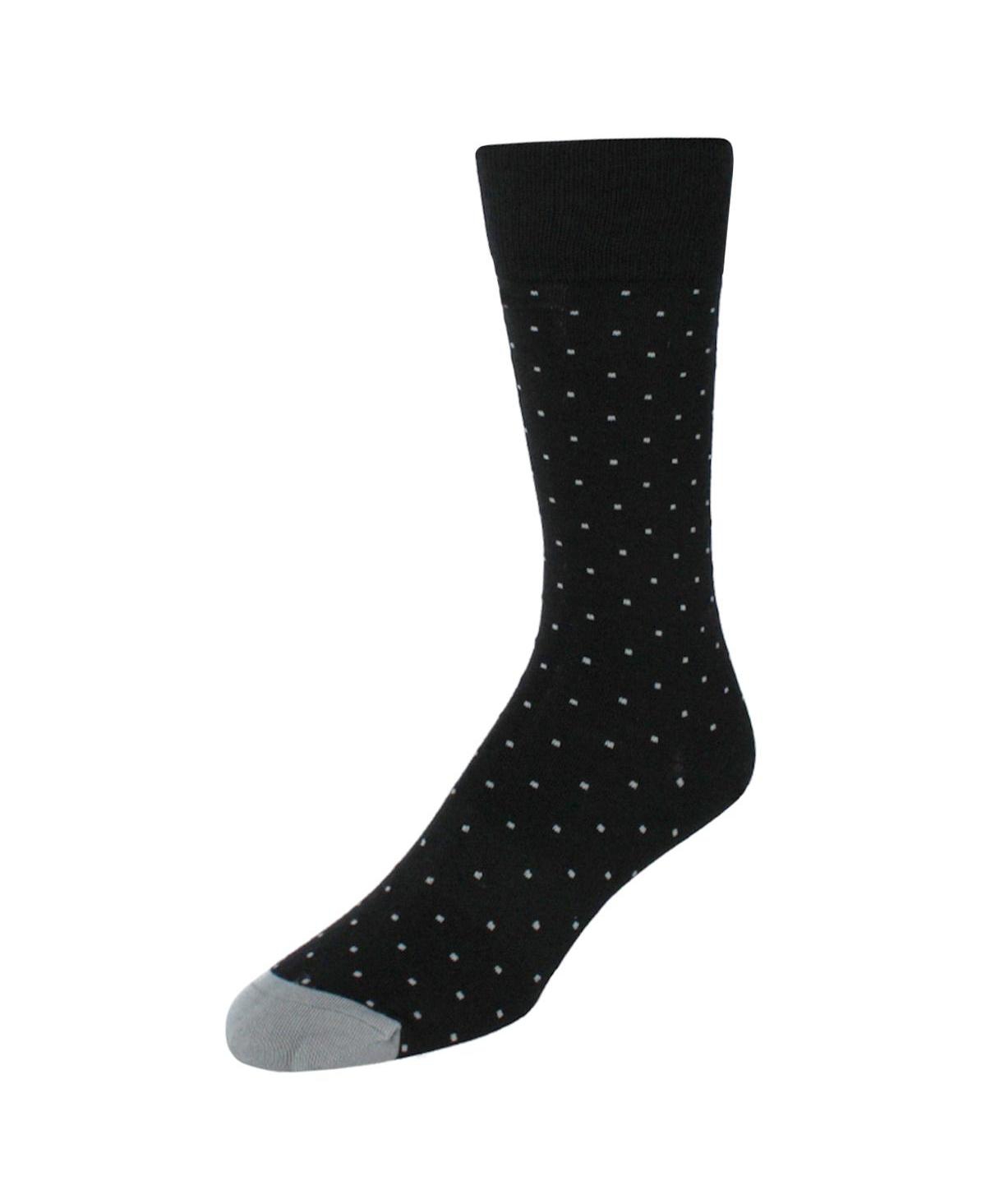 Click here for Trafalgar Mens Pierre Polka Dot Mid-Calf Pima Cott... prices