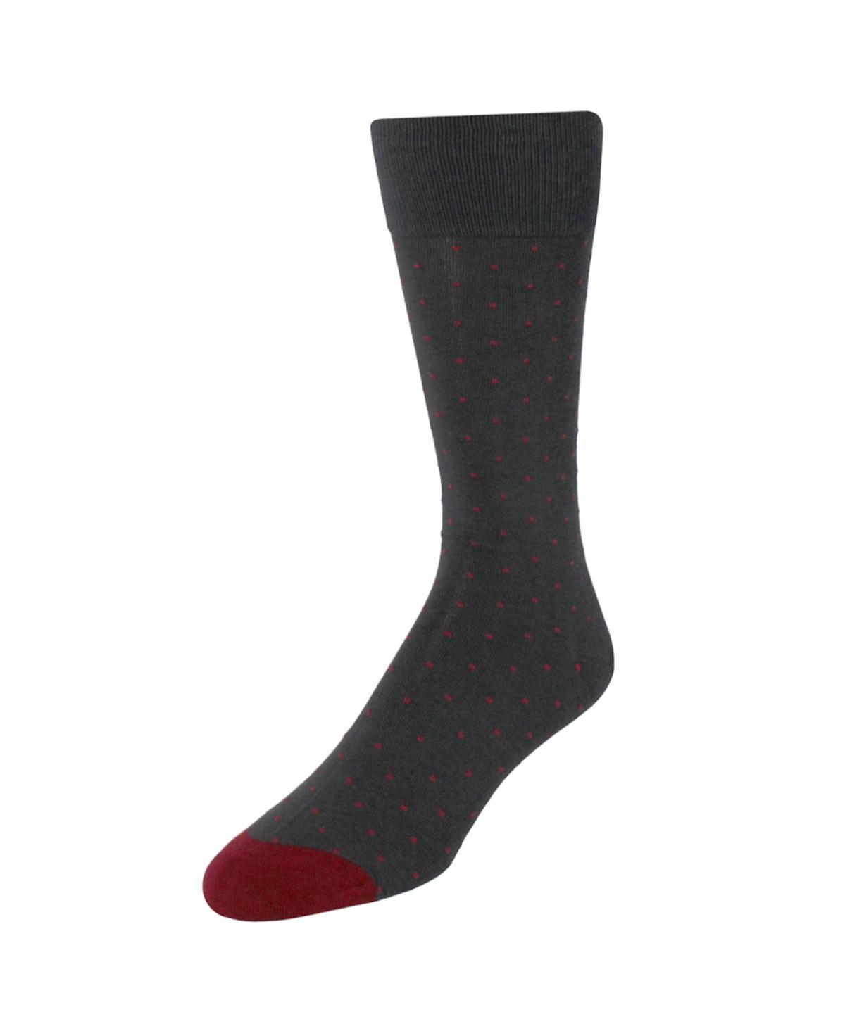 Click here for Trafalgar Mens Pierre Polka Dot Mid-Calf Pima Cott... prices