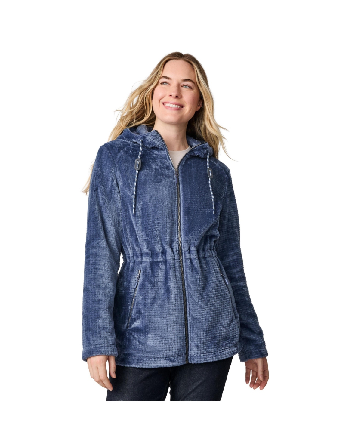 Click here for Free Country Womens Grid Butter Pile Anorak Jacket... prices