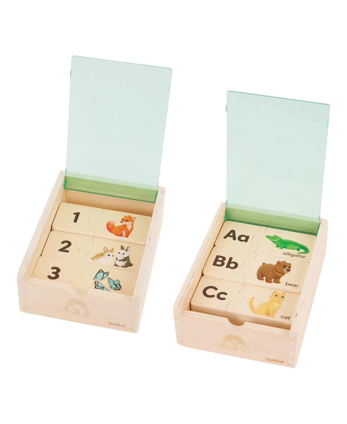 Click here for Battat Wooden Abc & Numbers Puzzles - Beige/khaki prices