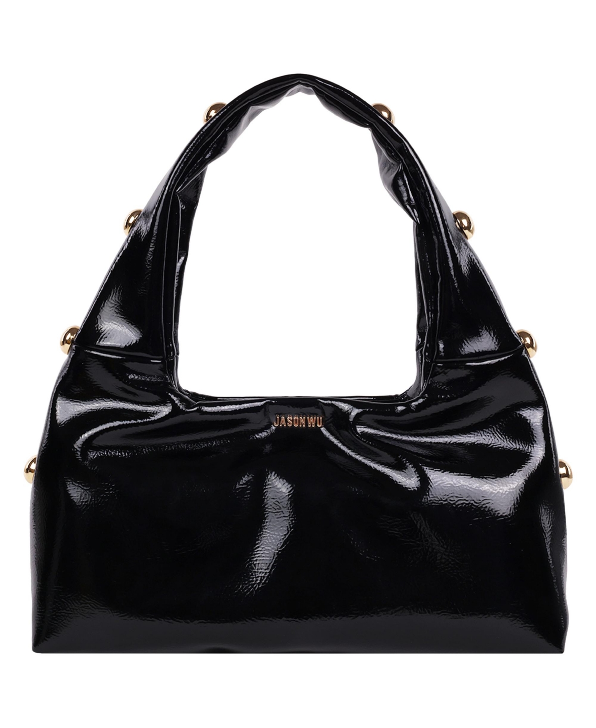 Click here for Jason Wu Studded Shoulder Bag in Crackled Finish -... prices