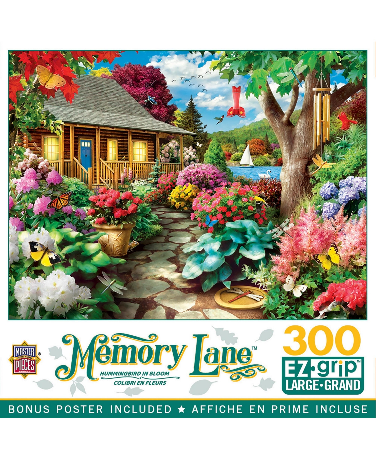 Click here for Memory Lane - Hummingbird in Bloom 300 Piece Ez Gr... prices
