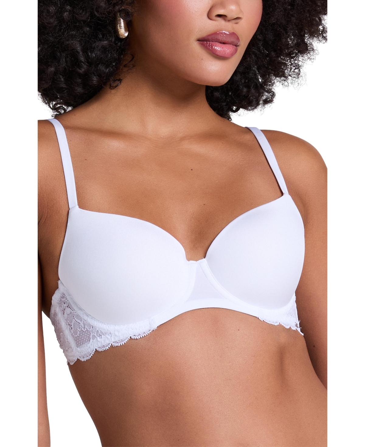 Click here for Hunkemoller Angie Padded Underwired Bra - White prices