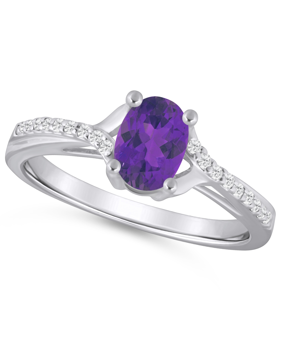 Click here for Macys Gemstone and Diamond Ring (1/8 ct. t.w.) in... prices