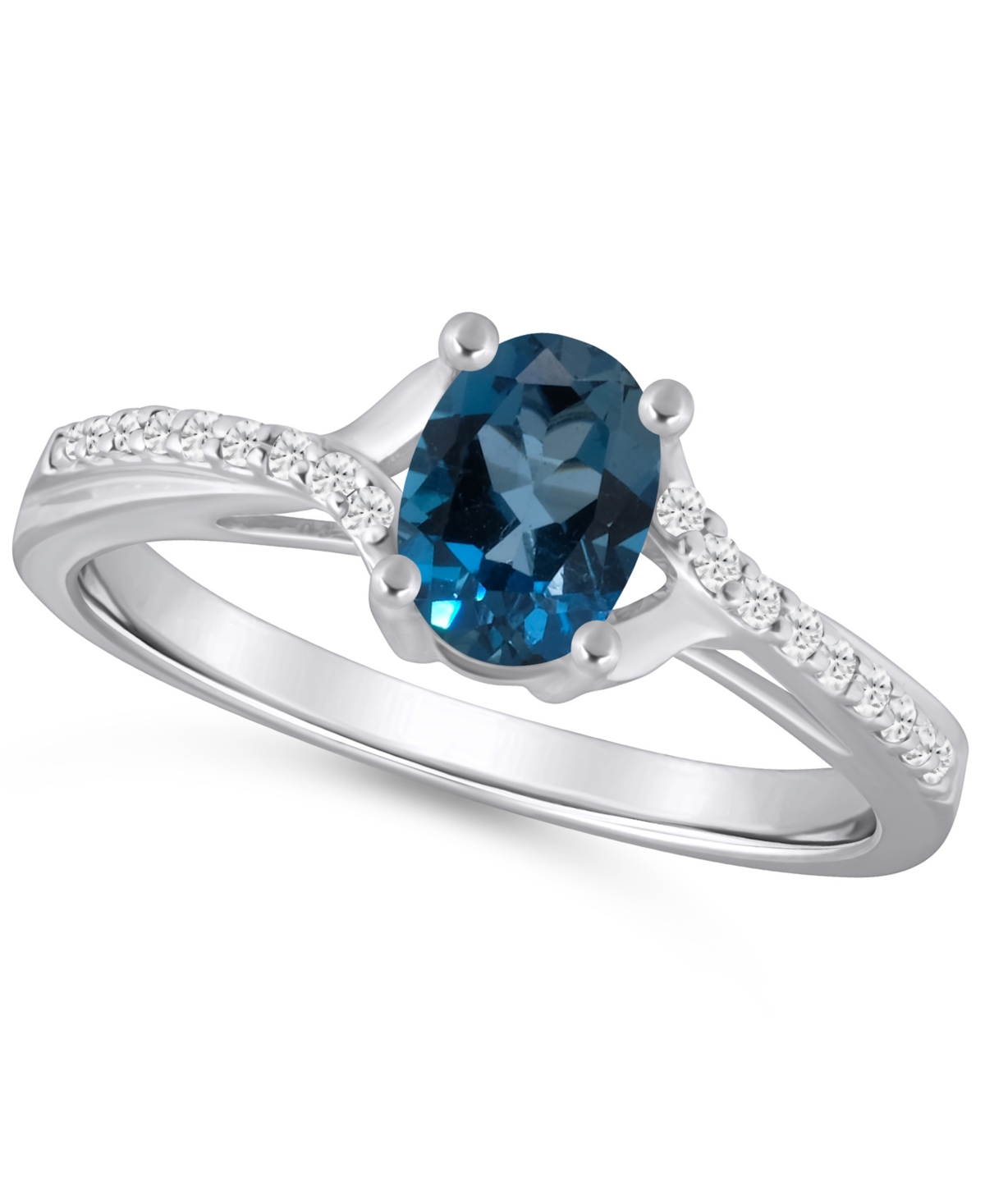 Click here for Macys Gemstone and Diamond Ring (1/8 ct. t.w.) in... prices