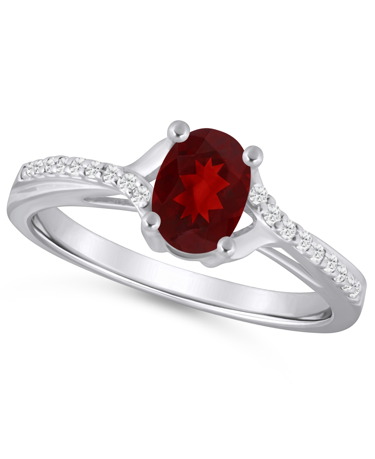 Click here for Macys Gemstone and Diamond Ring (1/8 ct. t.w.) in... prices