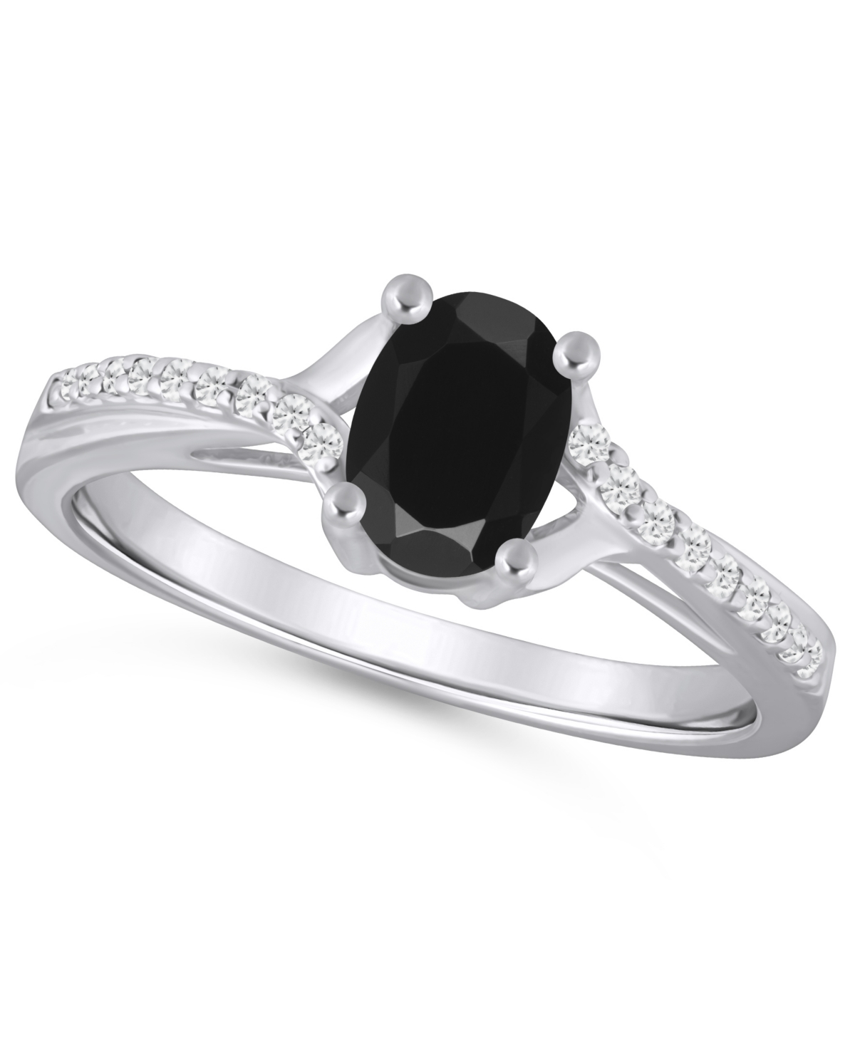 Click here for Macys Gemstone and Diamond Ring (1/8 ct. t.w.) in... prices