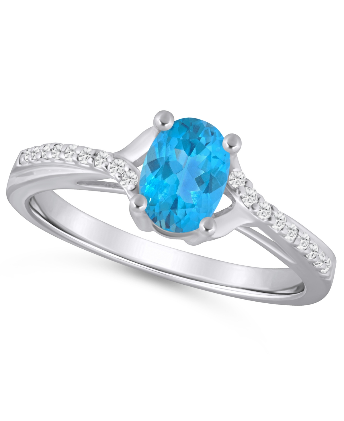 Click here for Macys Gemstone and Diamond Ring (1/8 ct. t.w.) in... prices