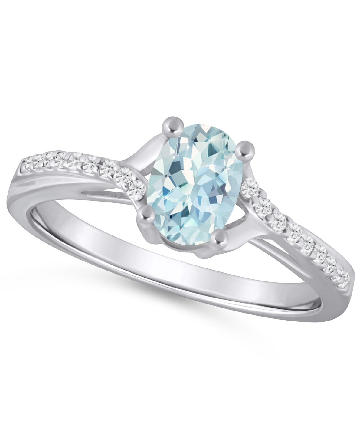 Click here for Macys Gemstone and Diamond Ring (1/8 ct. t.w.) in... prices