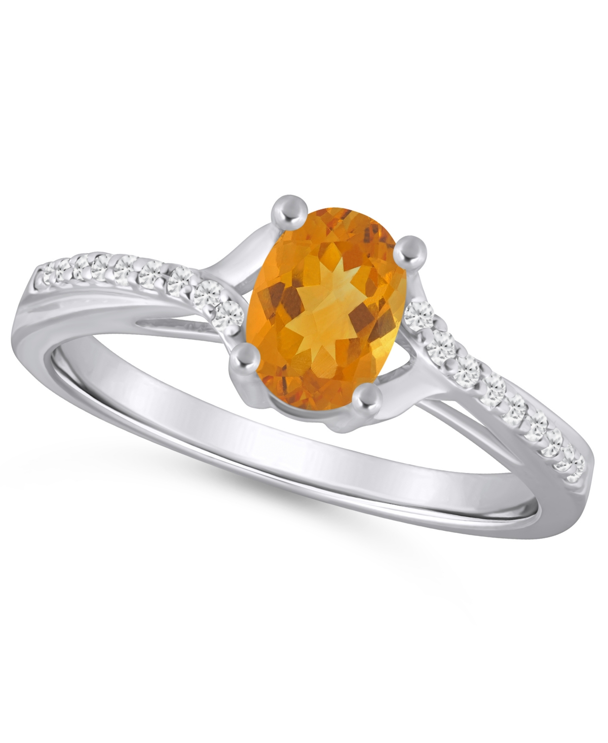 Click here for Macys Gemstone and Diamond Ring (1/8 ct. t.w.) in... prices