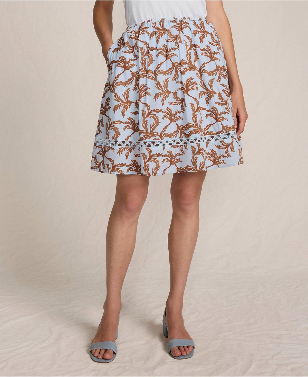 Click here for Lands End Womens Voile Ladder Trim Above the Knee... prices