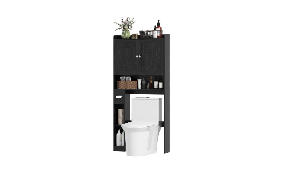 Click here for Slickblue Sturdy Compact Bathroom Cabinet for Towe... prices