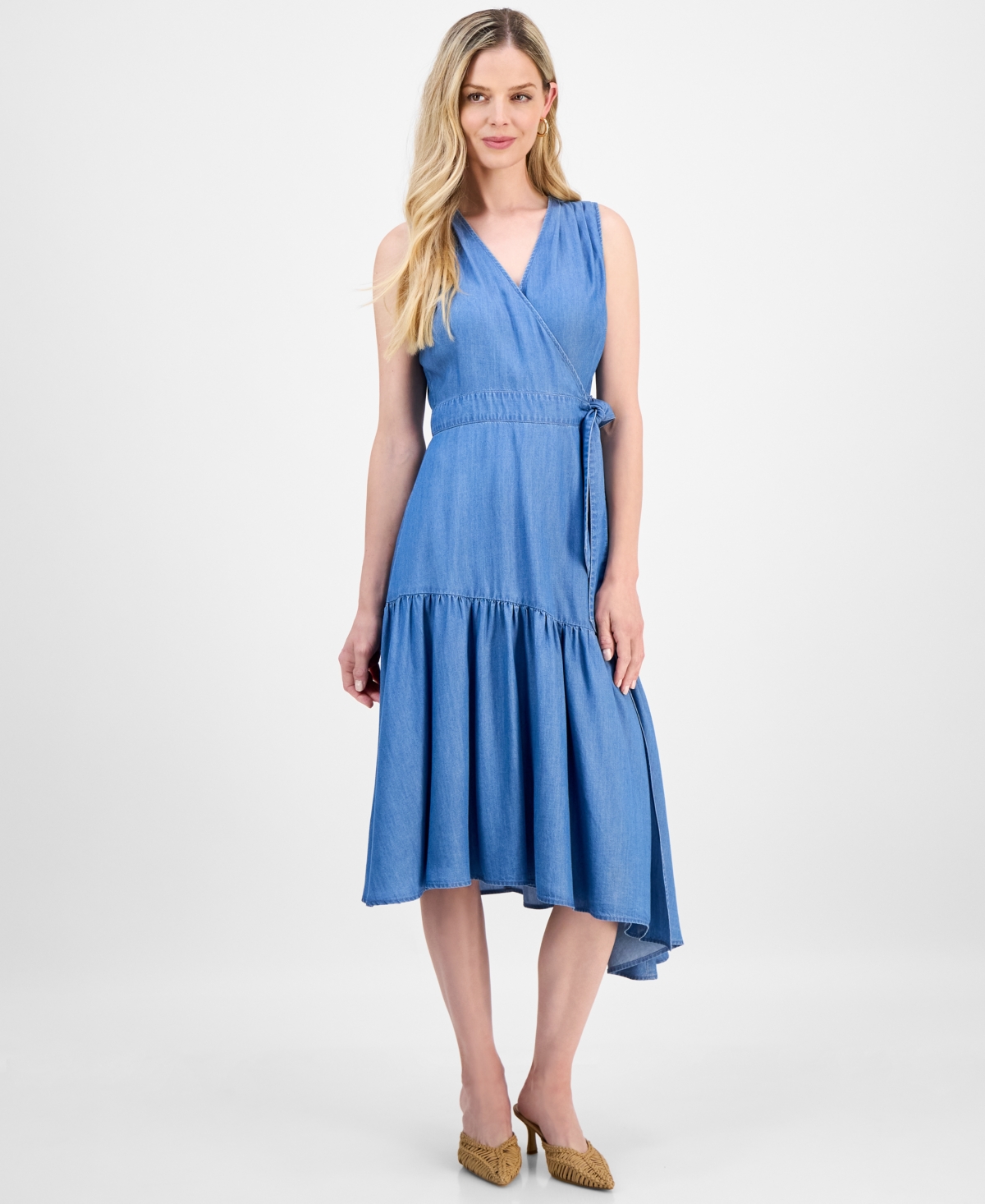 Click here for I.n.c. International Concepts Petite Surplice-Neck... prices