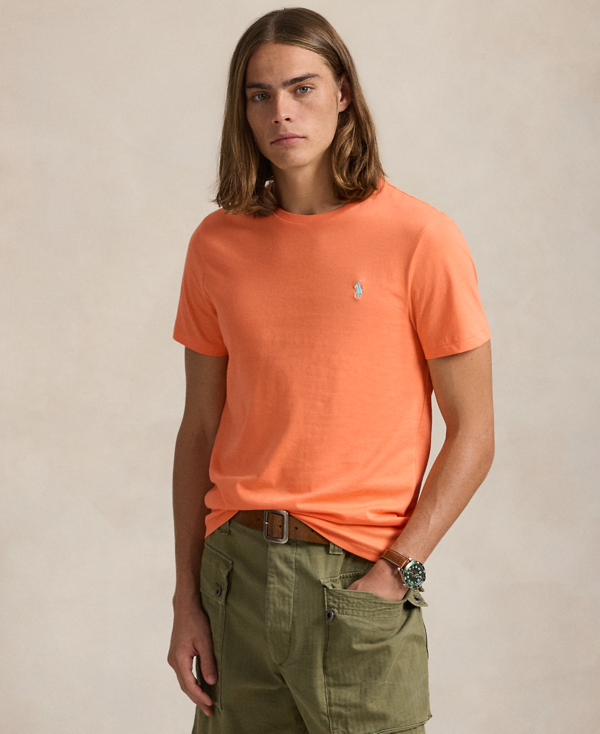 Click here for Polo Ralph Lauren Mens Classic Fit Crew Neck T-Shi... prices