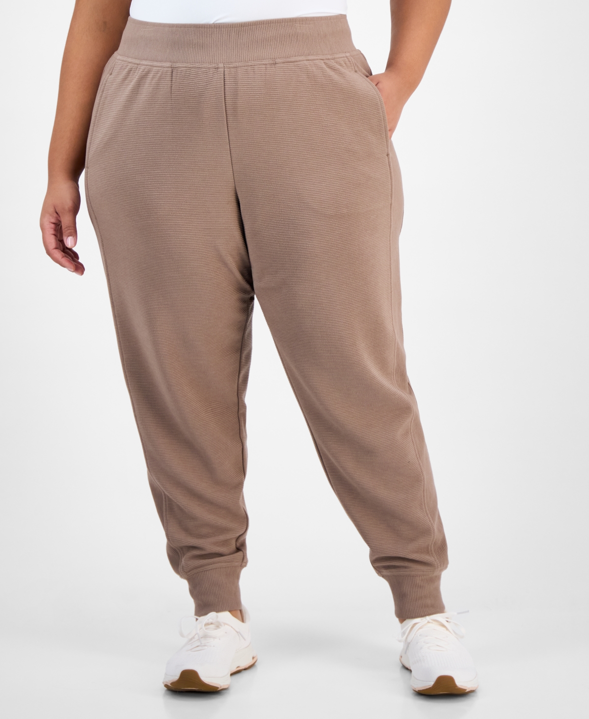Click here for Id Ideology Plus Size Ottoman Jogger Pants  Create... prices