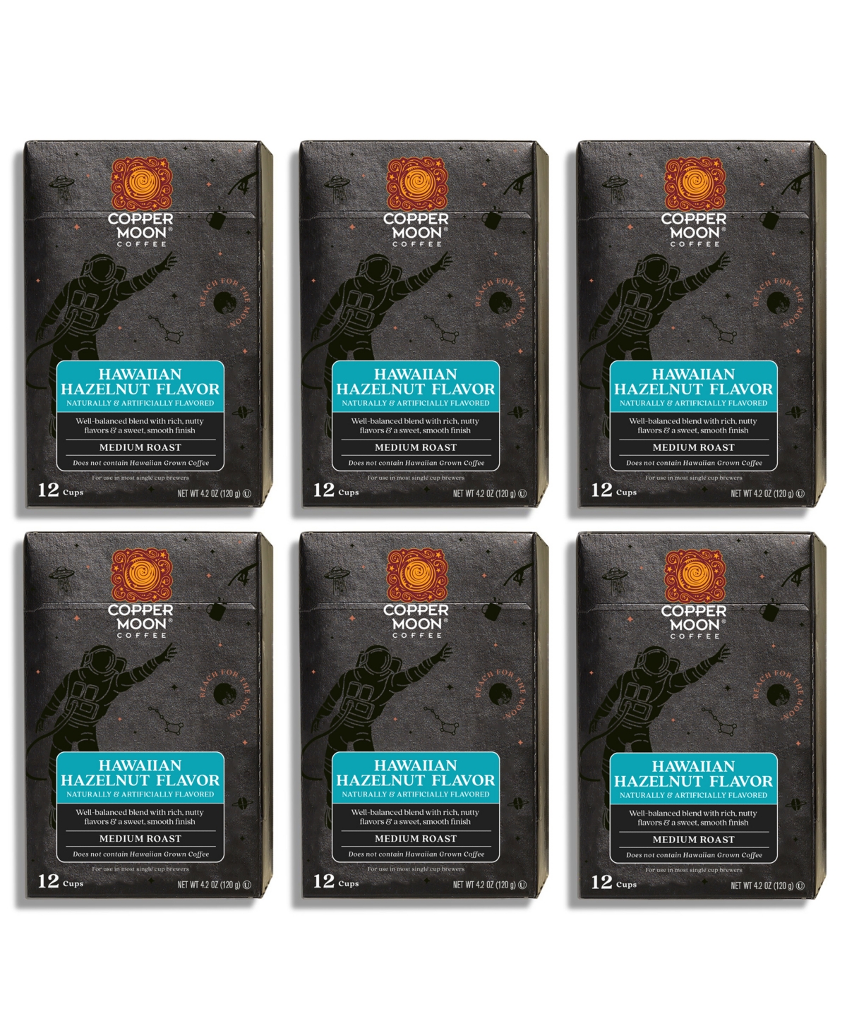 Click here for Copper Moon Coffee Hawaiian Hazelnut Single Serve... prices