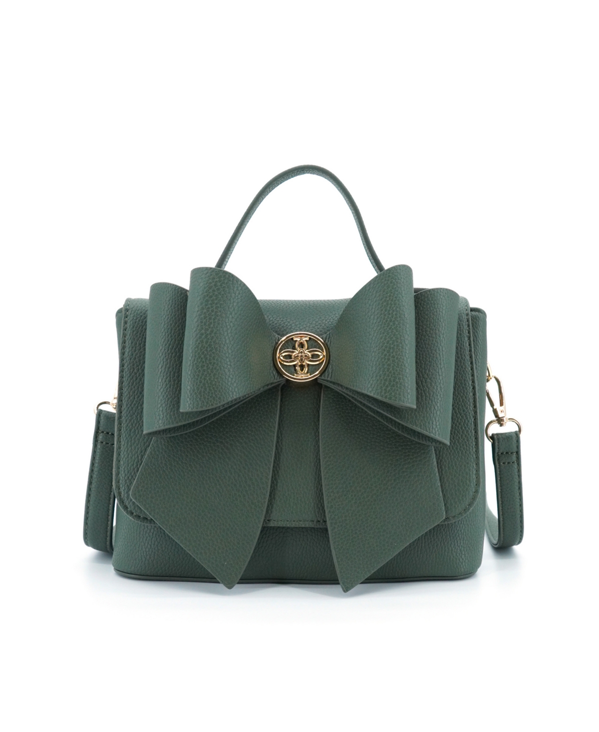 Click here for Like Dreams Double Bow Magnetic Crossbody Bag - Da... prices