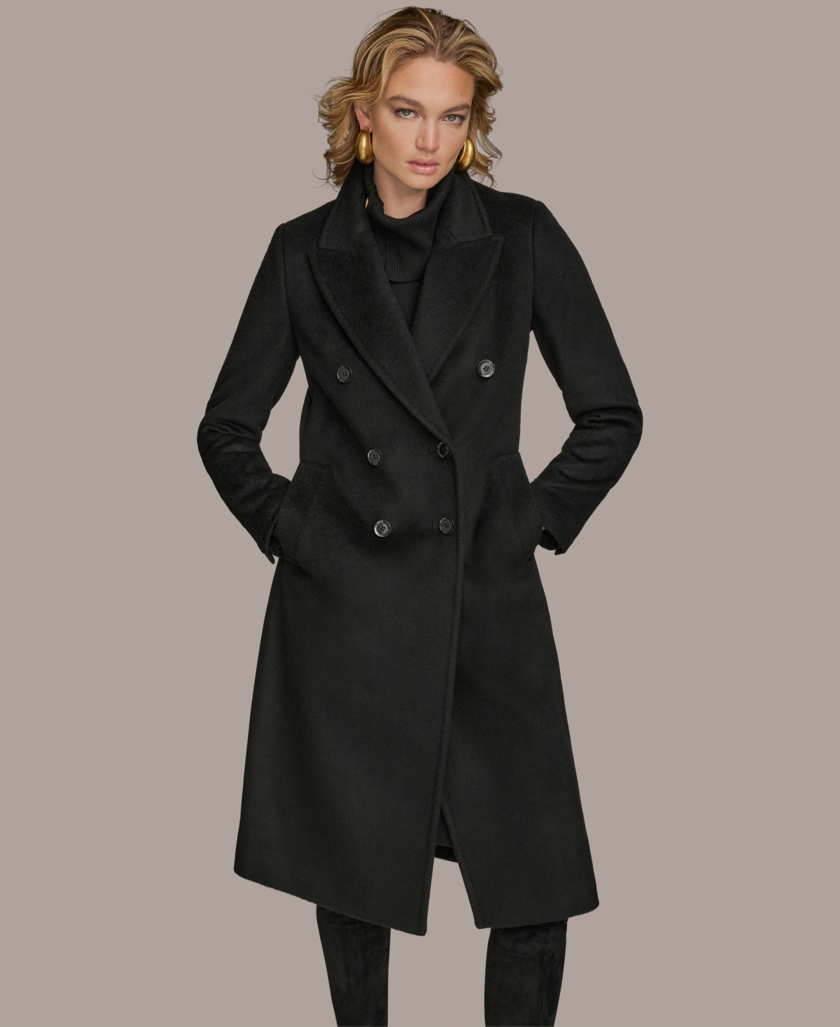 Click here for Donna Karan New York Womens Double-Breasted Reefer... prices