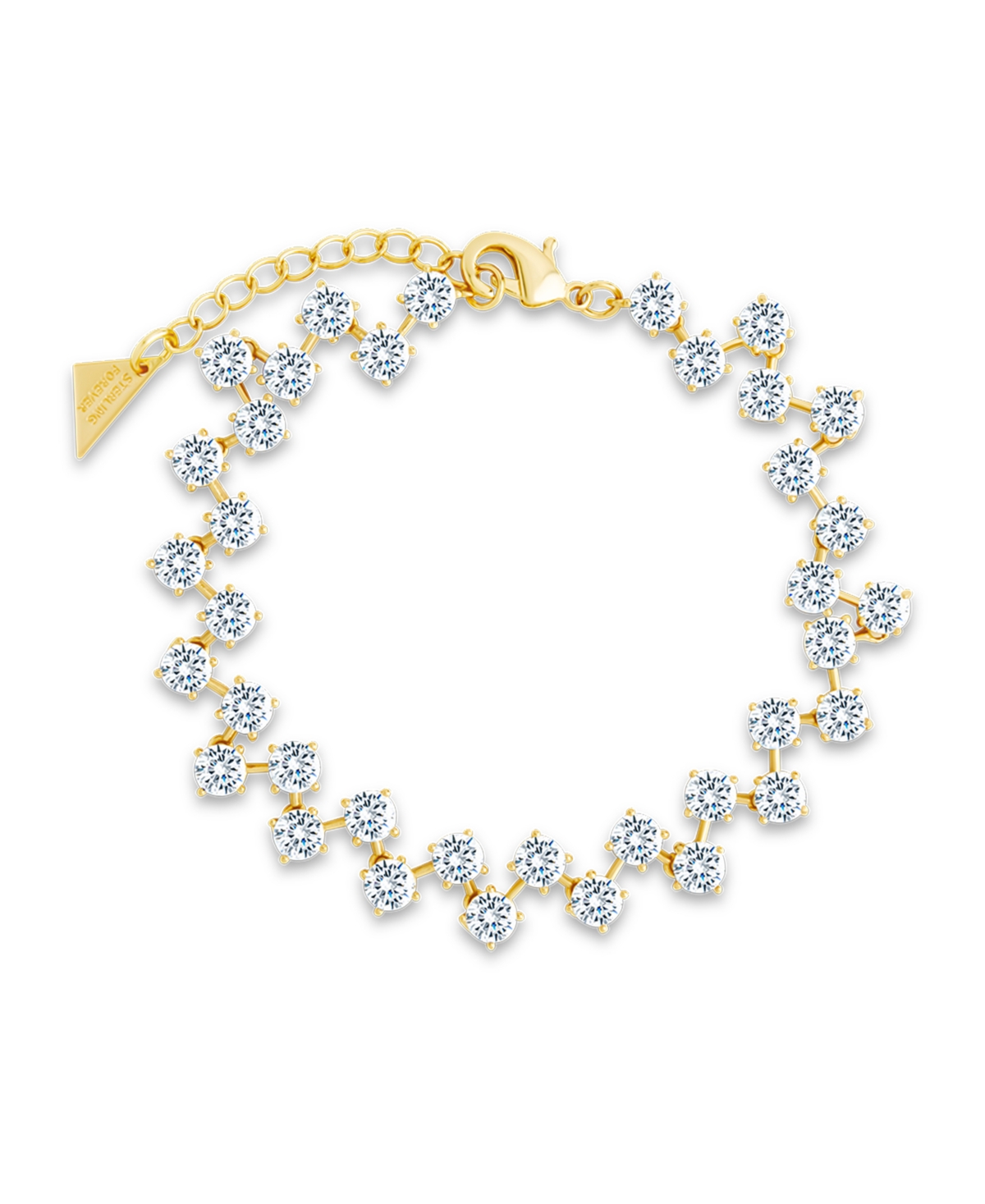 Click here for Sterling Forever Carson Cubic Zirconia Classic Ten... prices