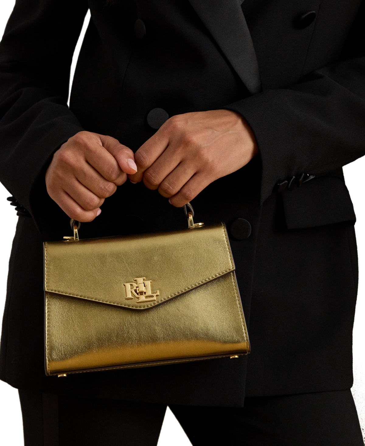 Click here for Lauren Ralph Lauren Womens Farrah Small Satchel Ba... prices