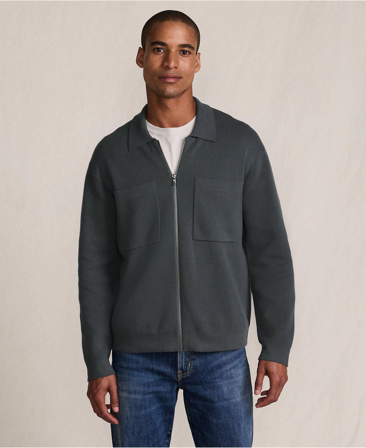 Click here for Lands End Mens Long Sleeve Fine Gauge Cotton Full... prices