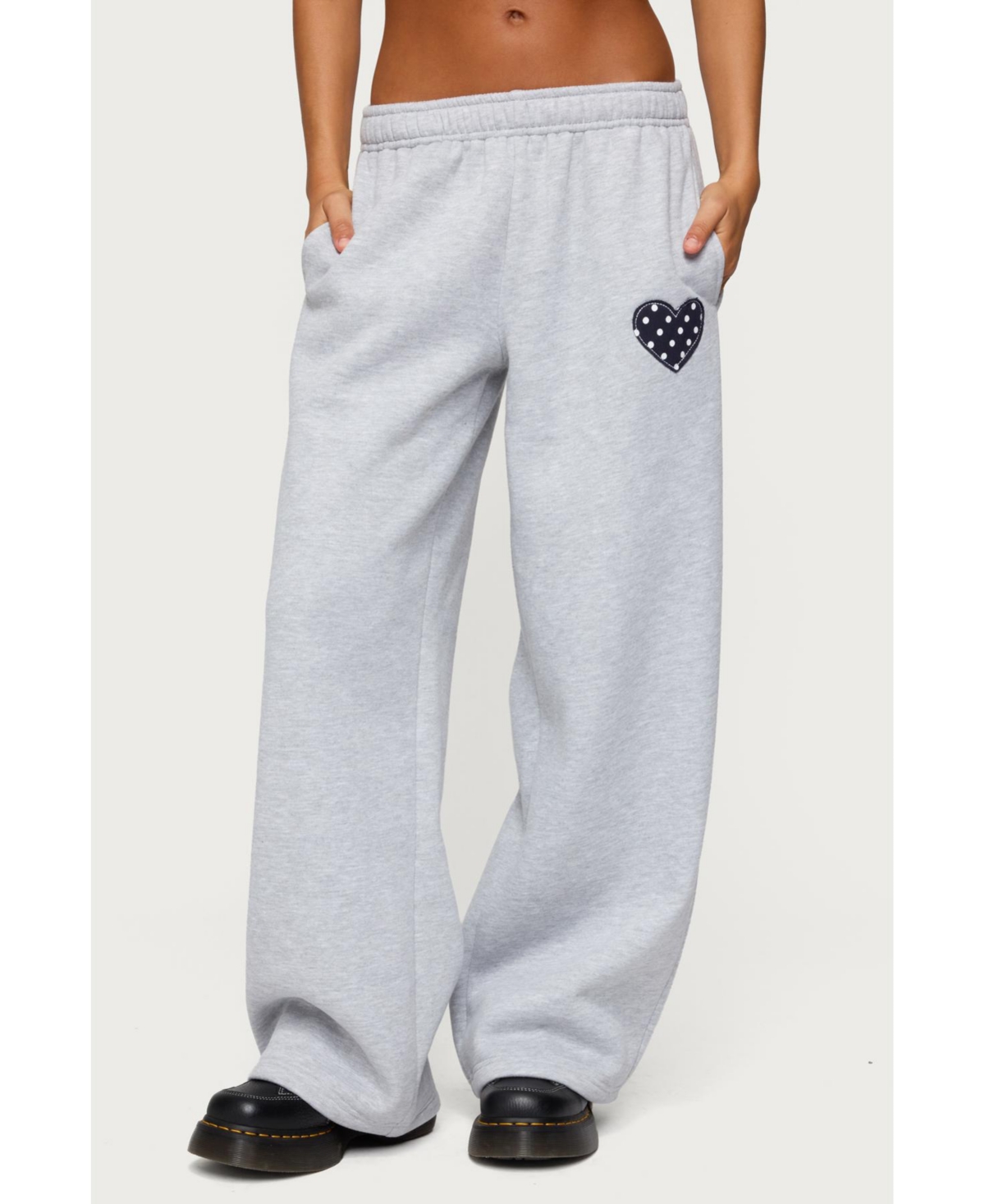 Click here for Edikted Womens I Heart London Sweatpants - Gray-me... prices