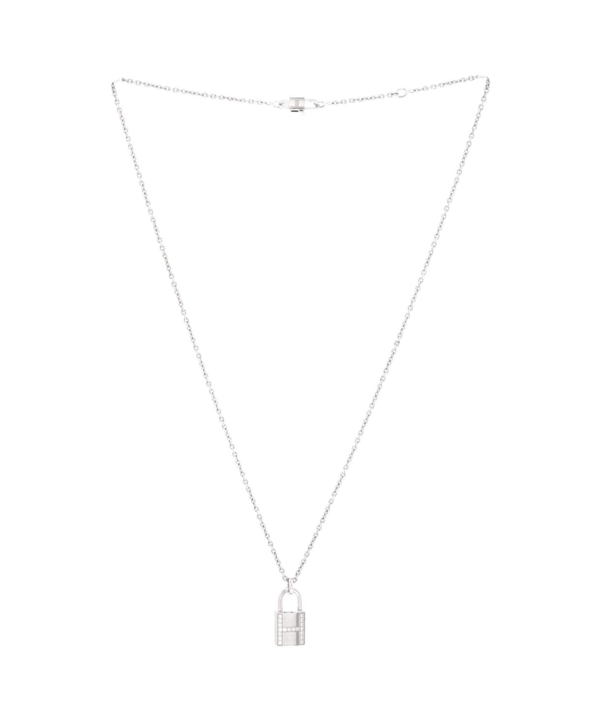 Click here for Pre-Owned HERMES Amulettes Cadenas Pendant Necklac... prices