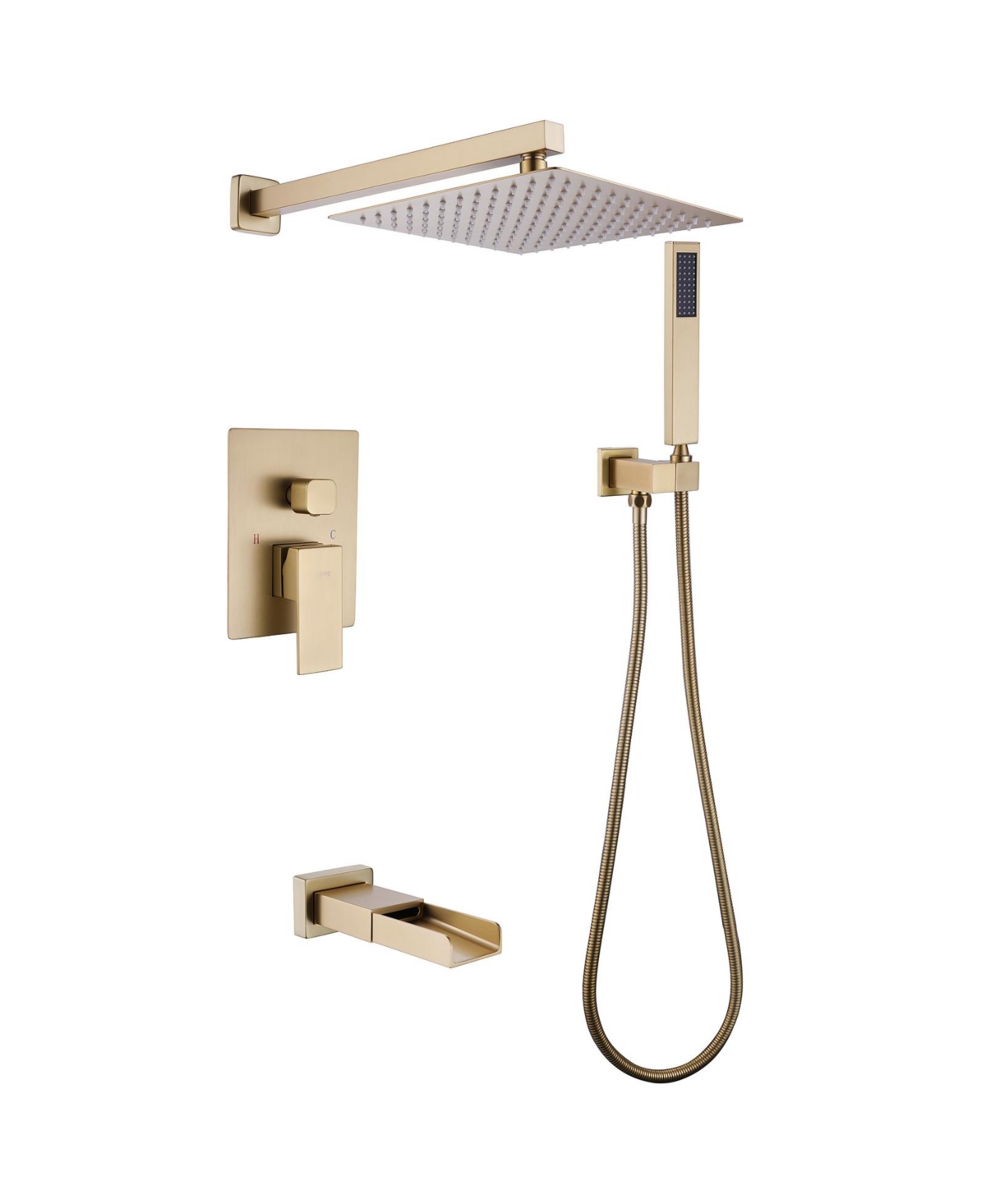 Click here for Greenspring Waterfall Spout Single Handle 3-Spray... prices