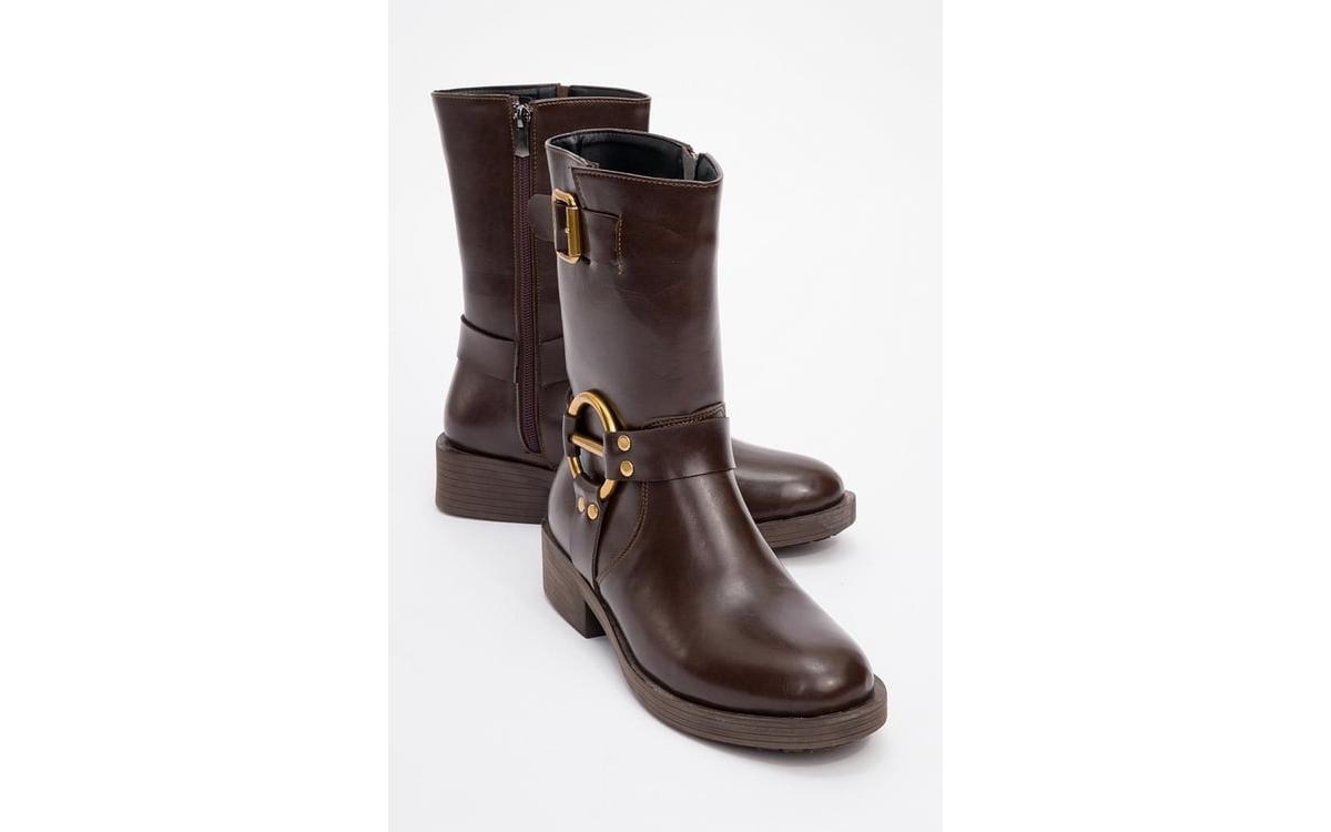 Click here for Prologue Shoes Fies Buckled Boot (Women) - Brown f... prices