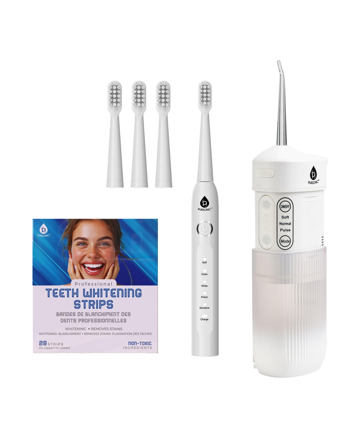 Click here for Pursonic PowerSmile Bundle: Usb Sonic Toothbrush... prices