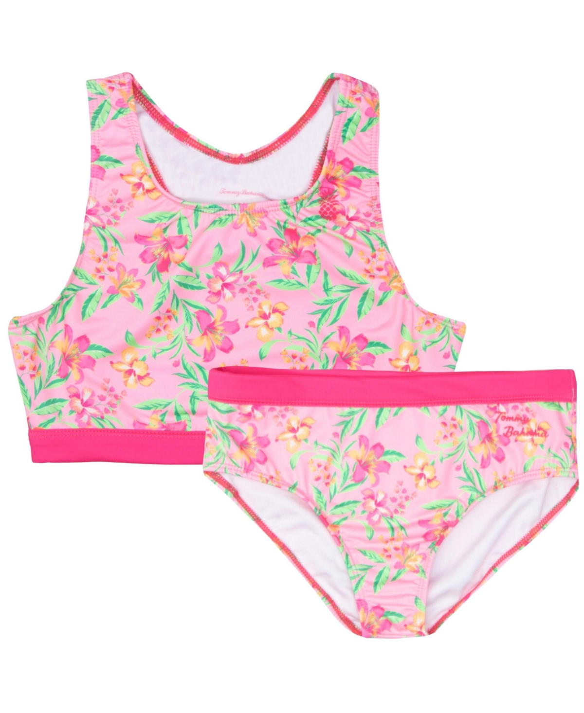 Tommy Bahama Little Girls 2-Piece Swim Set - Pink