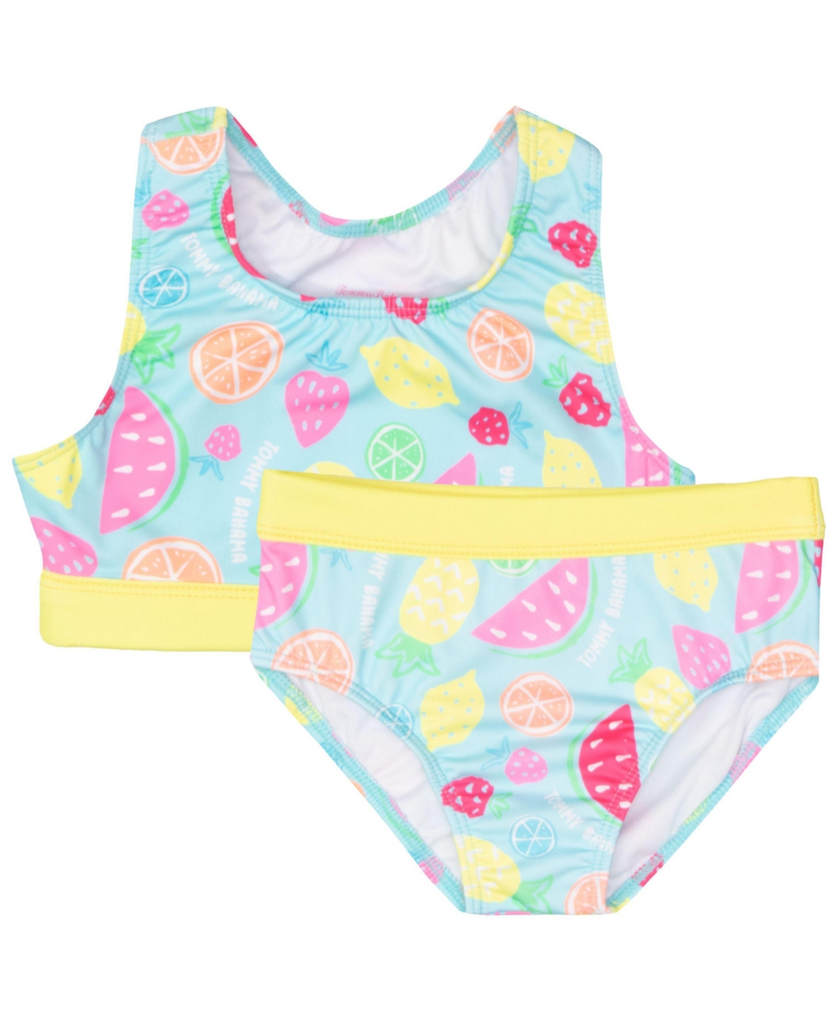 Tommy Bahama Little Girls 2-Piece Swim Set - Blue/yellow