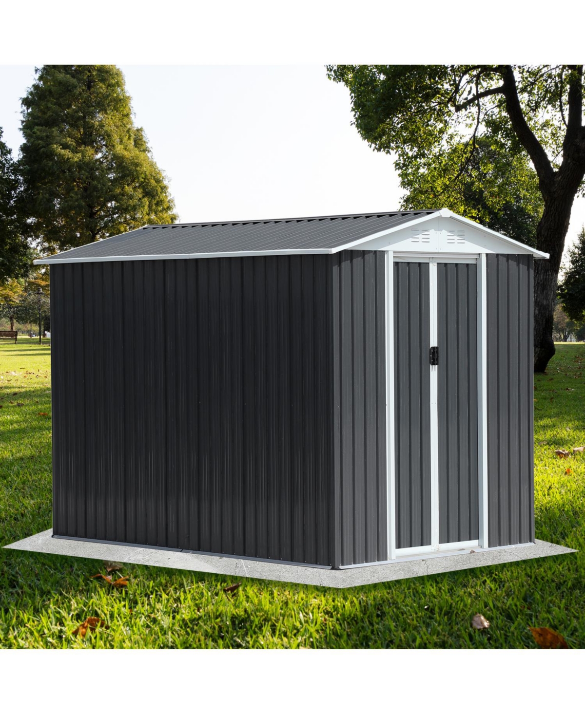 Click here for Streamdale Furniture Apex Roof Waterproof Bike Sto... prices