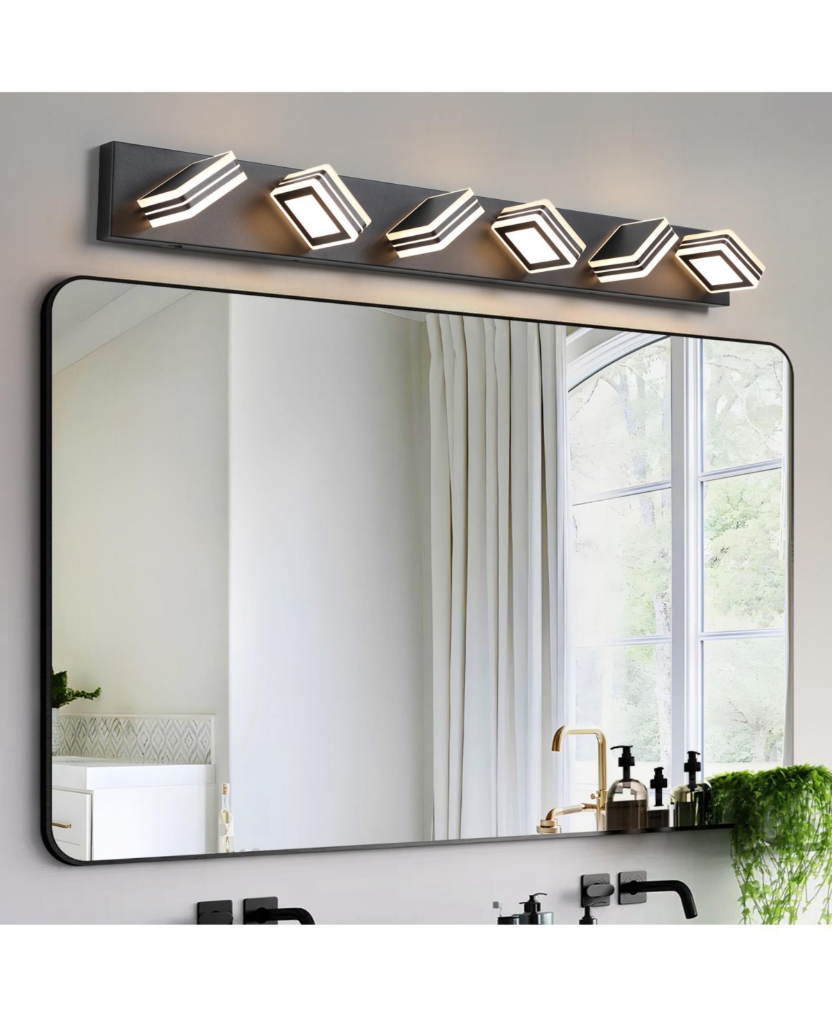 Click here for Streamdale Furniture 6-Light Led Vanity Light Slee... prices
