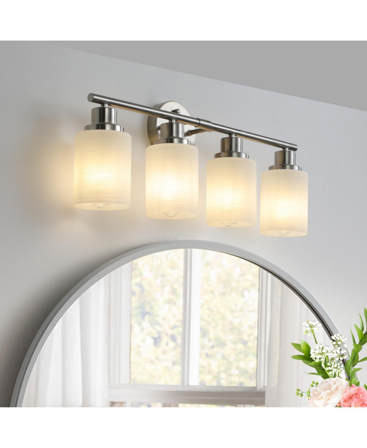 Click here for Streamdale Furniture Streamdale Brushed Nickel Van... prices
