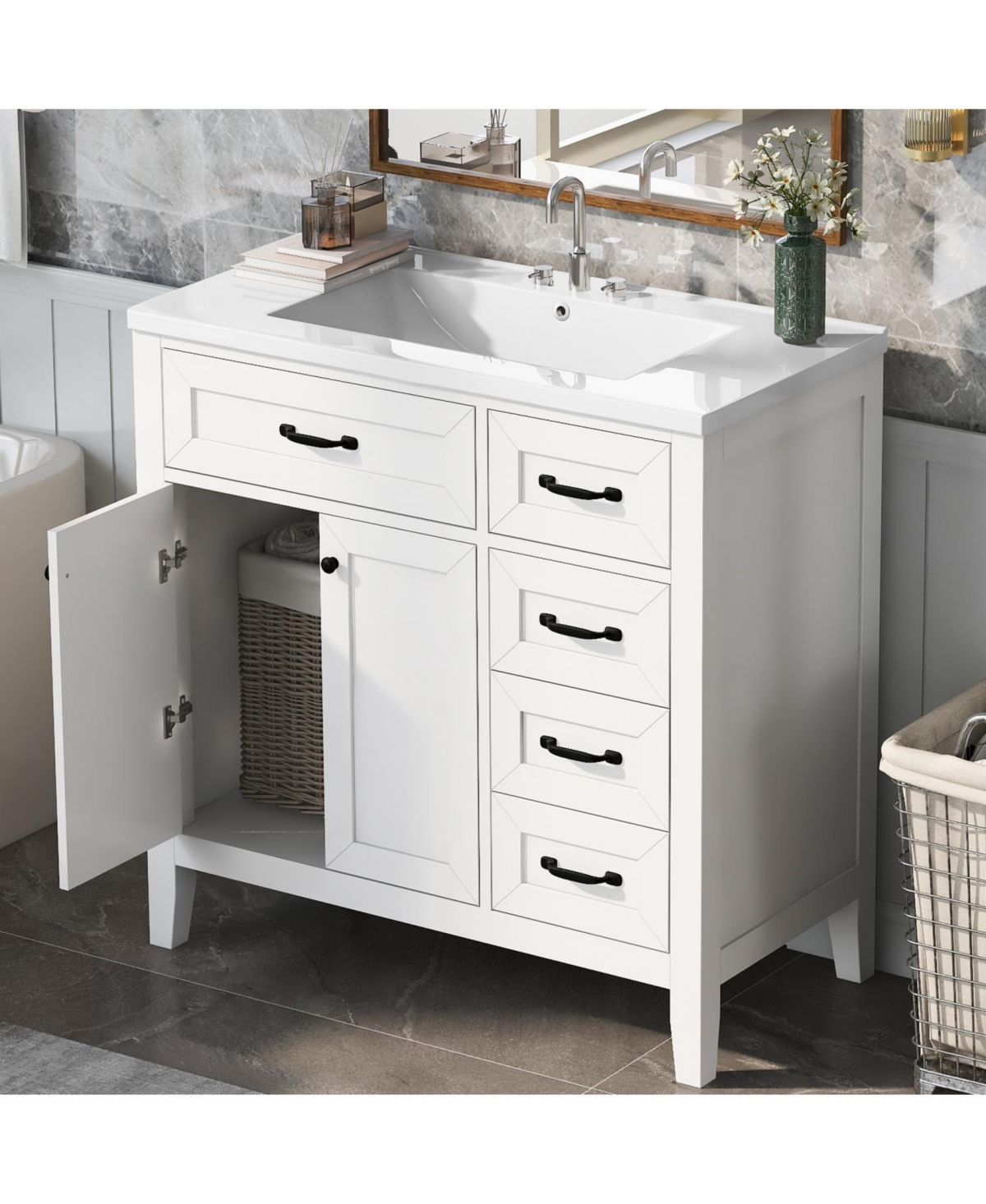 Click here for Streamdale Furniture 36" Bathroom Vanity with... prices