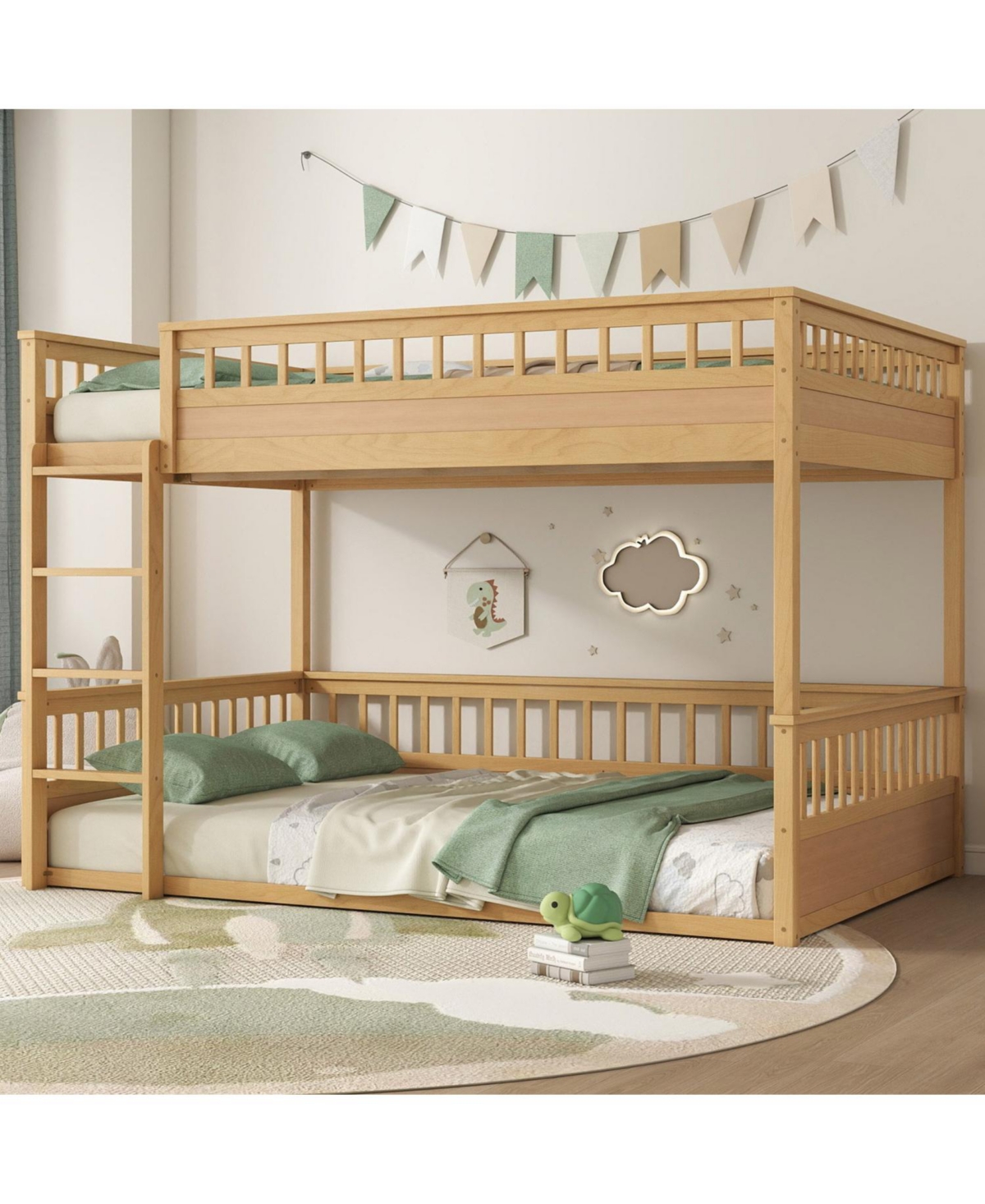 Click here for Streamdale Furniture Queen over Queen Bunk Bed wit... prices
