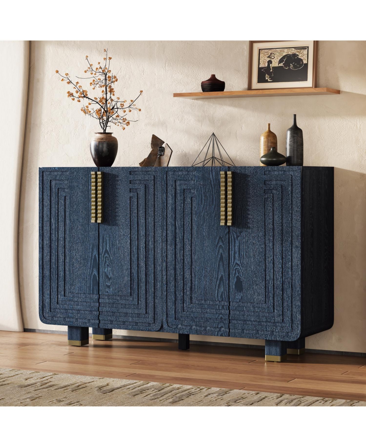 Click here for Streamdale Furniture 54 Retro Buffet Cabinet - 4-D... prices