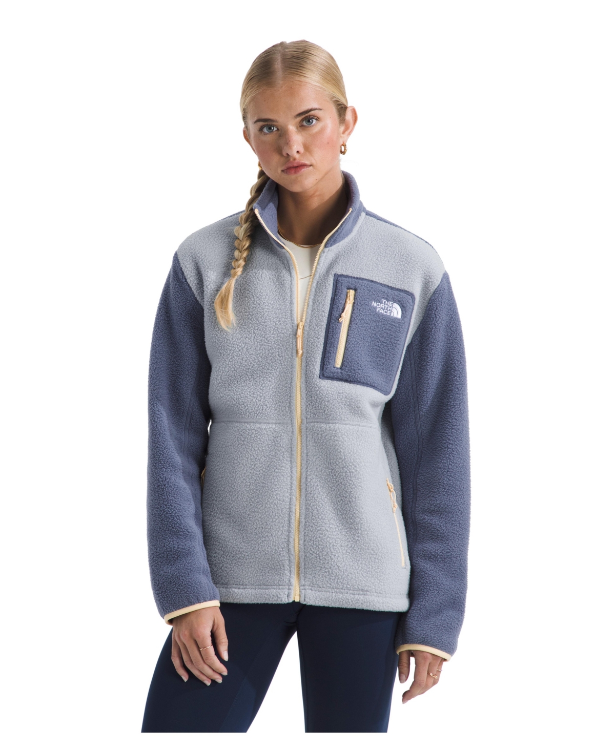 The North Face Womens Yumiori Full Zip Jacket - Blue Flax