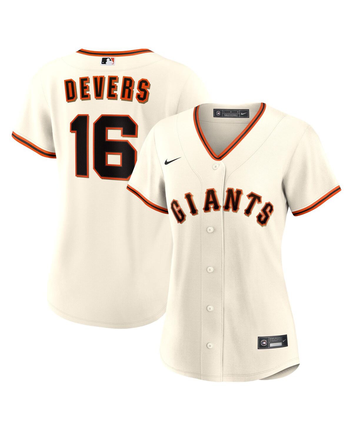 Click here for Nike Womens Rafael Devers White San Francisco Gian... prices