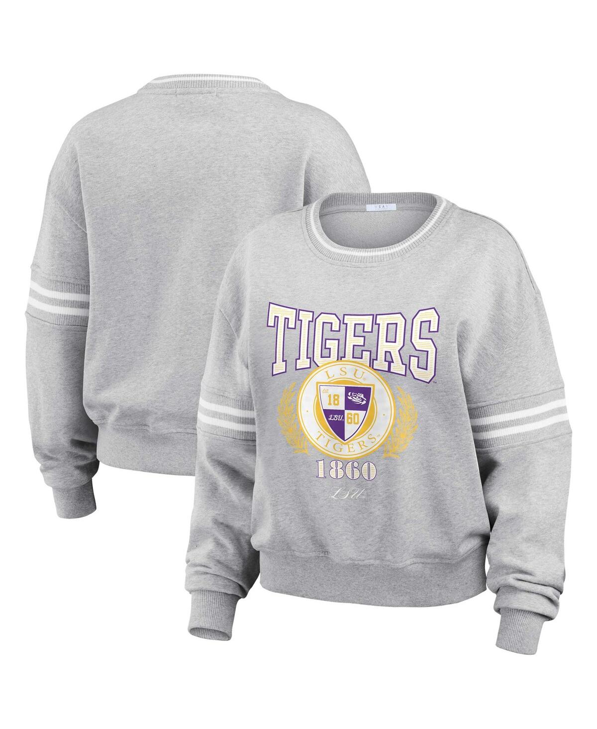 Click here for Wear by Erin Andrews Womens Heather Gray Lsu Tiger... prices
