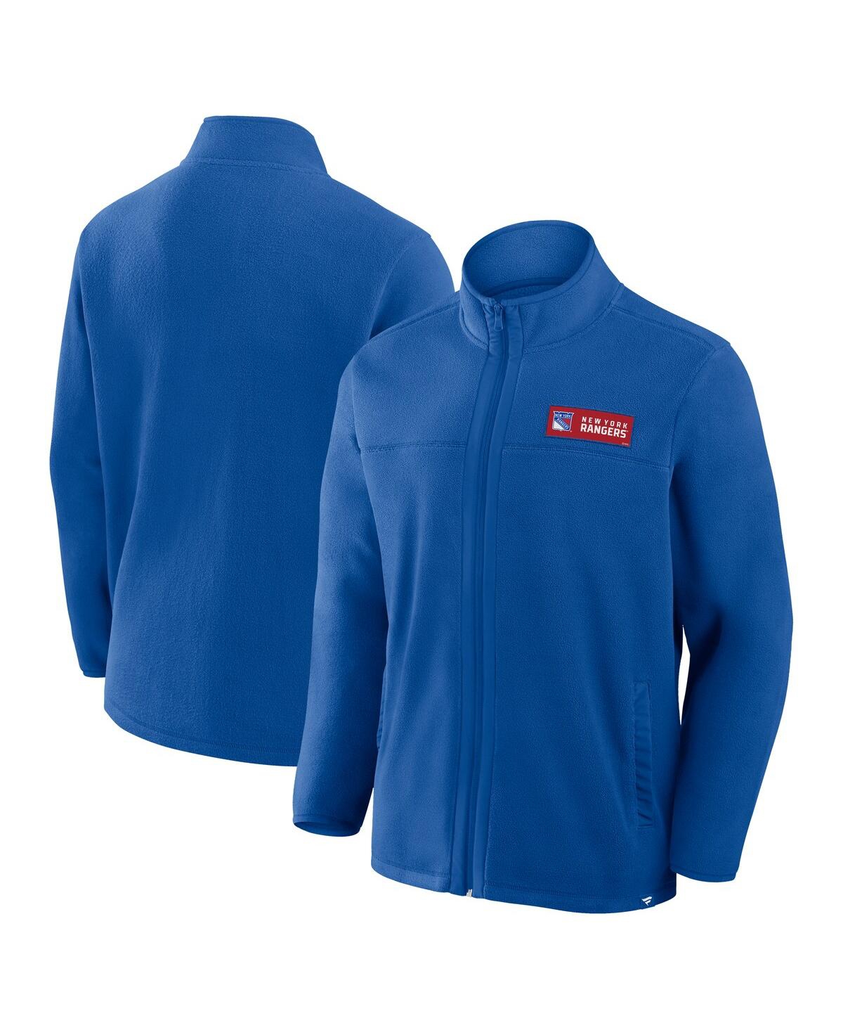 Click here for Fanatics Mens Blue New York Rangers Home Ice Fleec... prices