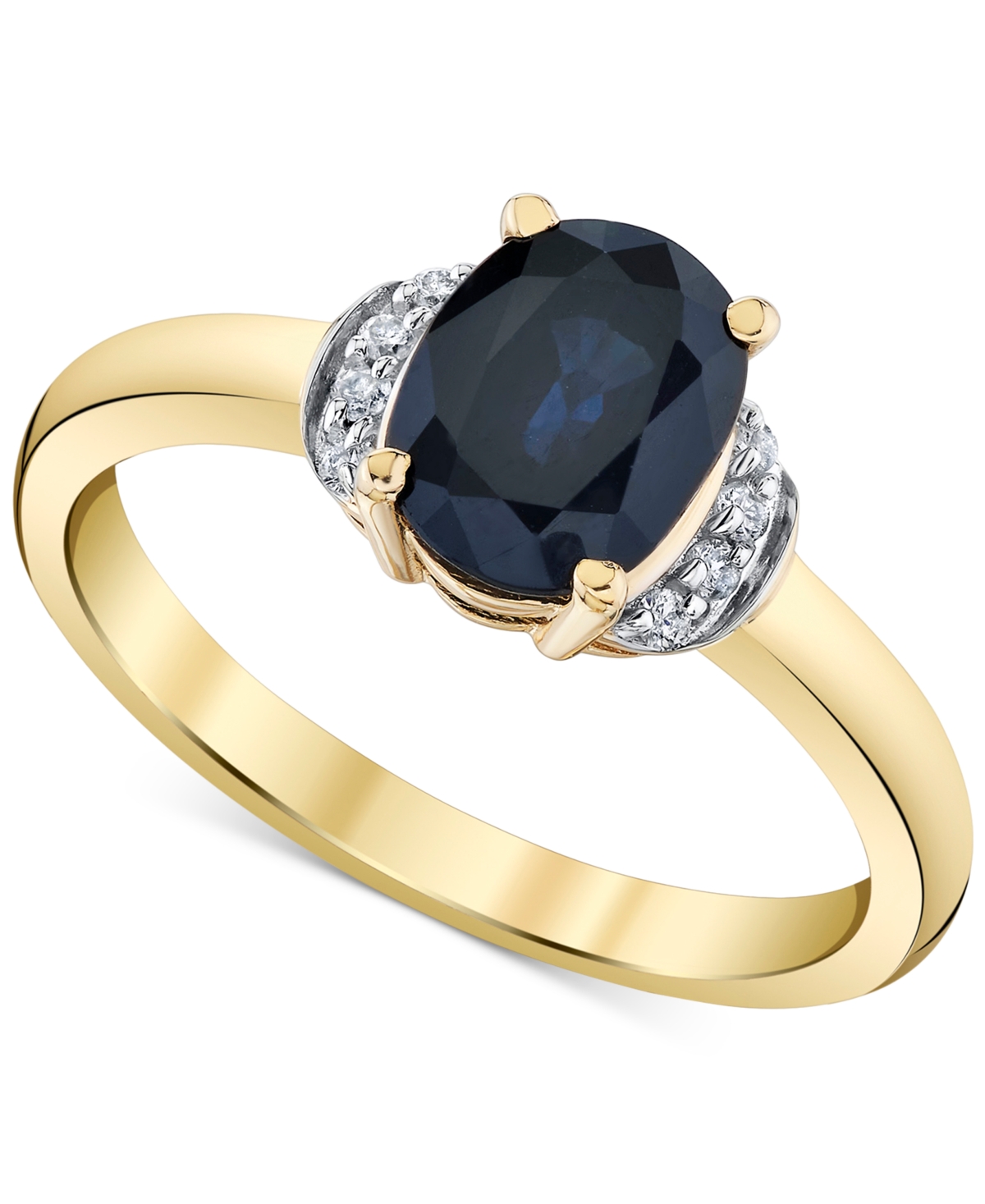 Click here for Macys Oval Shape Sapphire Ring (1-5/8 ct. t.w.) in... prices