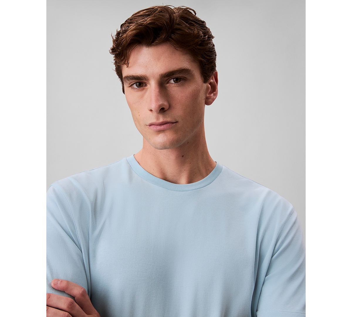 Click here for Calvin Klein Mens Short Sleeve Supima Cotton Inter... prices